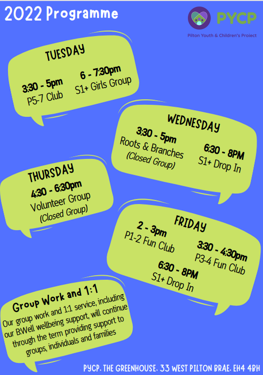 Our Clubs and Groups - PYCP